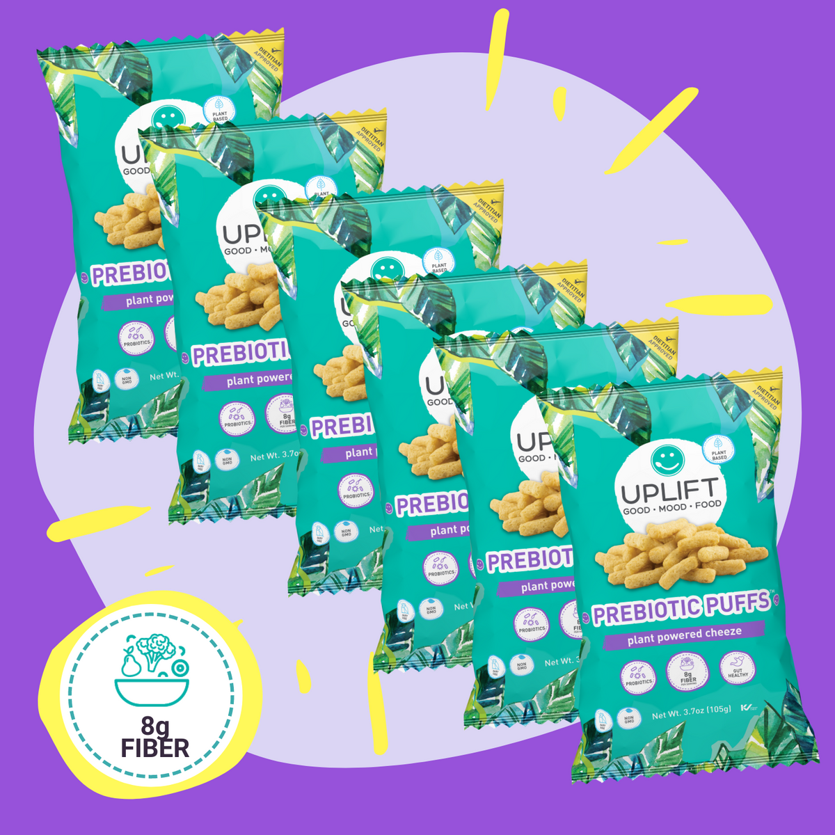 Prebiotic Puffs™ | Plant Powered Cheeze – UpliftFood