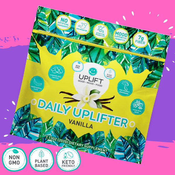Uplift Food - Daily Uplifter - Gut Happy Vanilla - Prebiotic Fiber ...